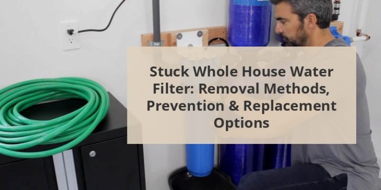Stuck Whole House Water Filter: Removal Methods, Prevention ...