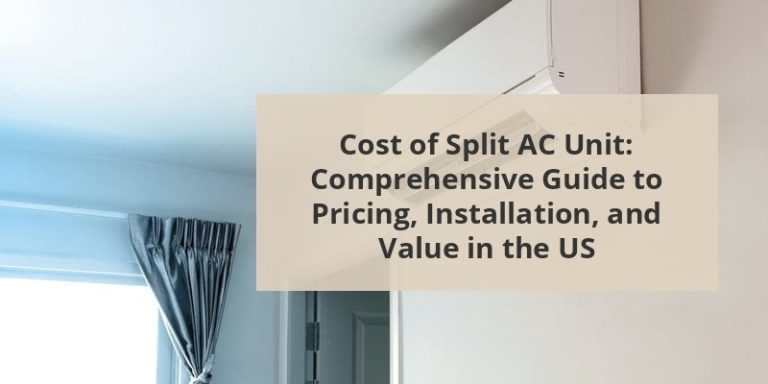 Cost Of Split AC Unit: Comprehensive Guide To Pricing, Installation ...