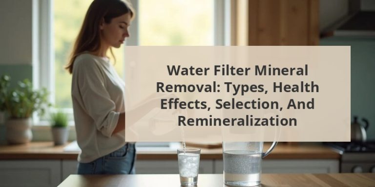 Water Filter Mineral Removal: Types, Health Effects, Selection, and ...