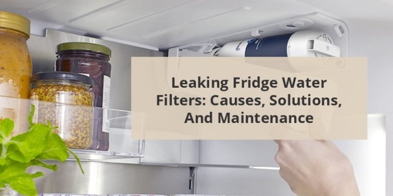 Leaking Fridge Water Filters: Causes, Solutions, and Maintenance - Pick ...