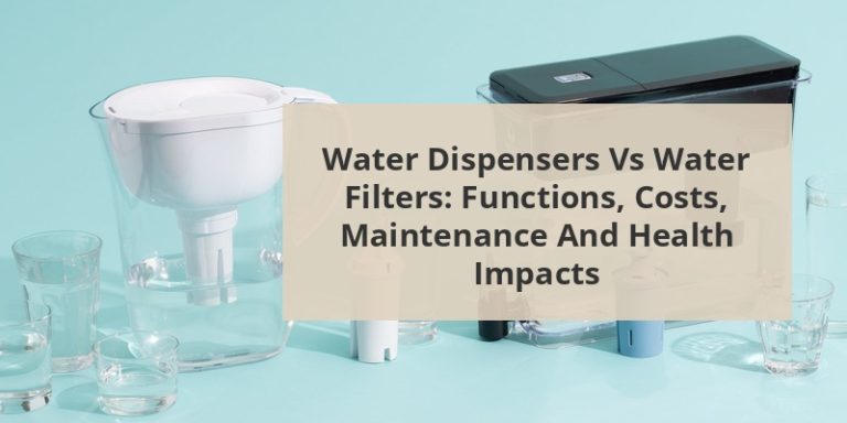 Water Dispensers vs Water Filters: Functions, Costs, Maintenance and ...