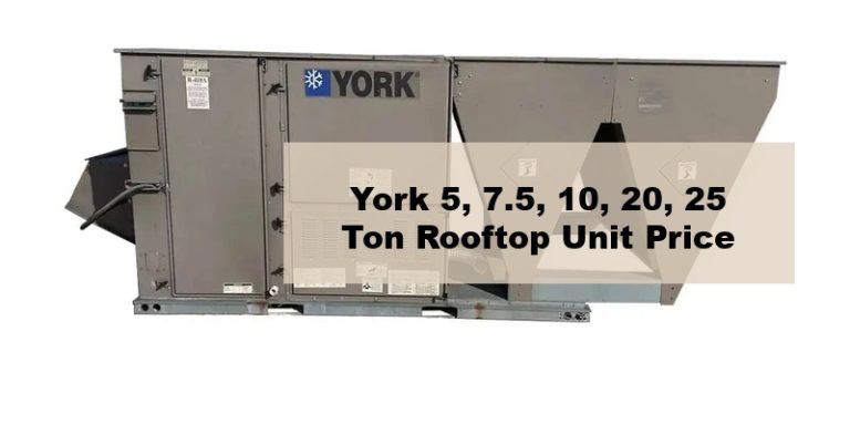 York 5, 7.5, 10, 20, 25 Ton Rooftop Unit Price - Pick Comfort
